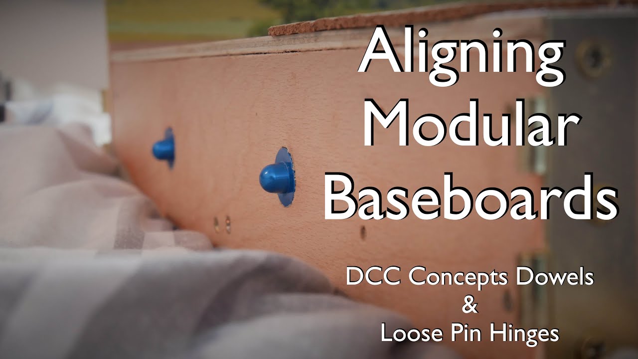 37. PortableLayout - pt 3 - Joining Modular baseboards - YouTube