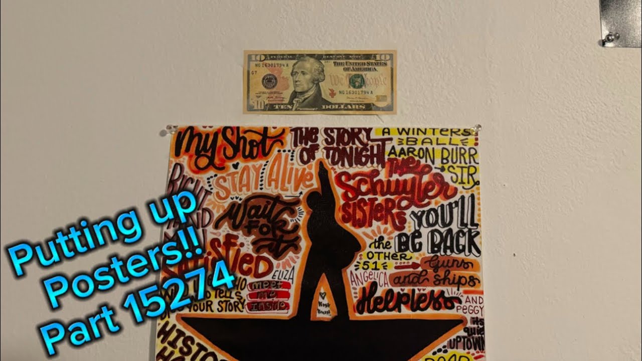 The last of the putting up posters series!! | Putting up & Taking down ...