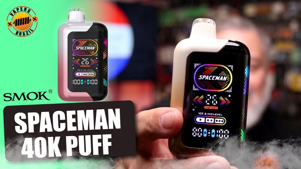 Smok Spaceman 40k Puffs - Pod 40000puffs, onde isso vai parar ! - YouTube