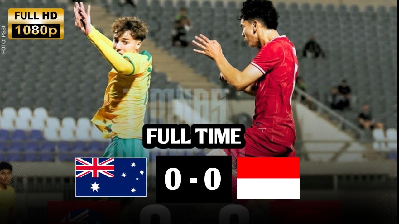 AUSTRALIA VS INDONESIA 0-0 | HIGHLIGHT & GOALS FULL HD | AFC U-17 ASIAN CUP QUALIFIERS - YouTube