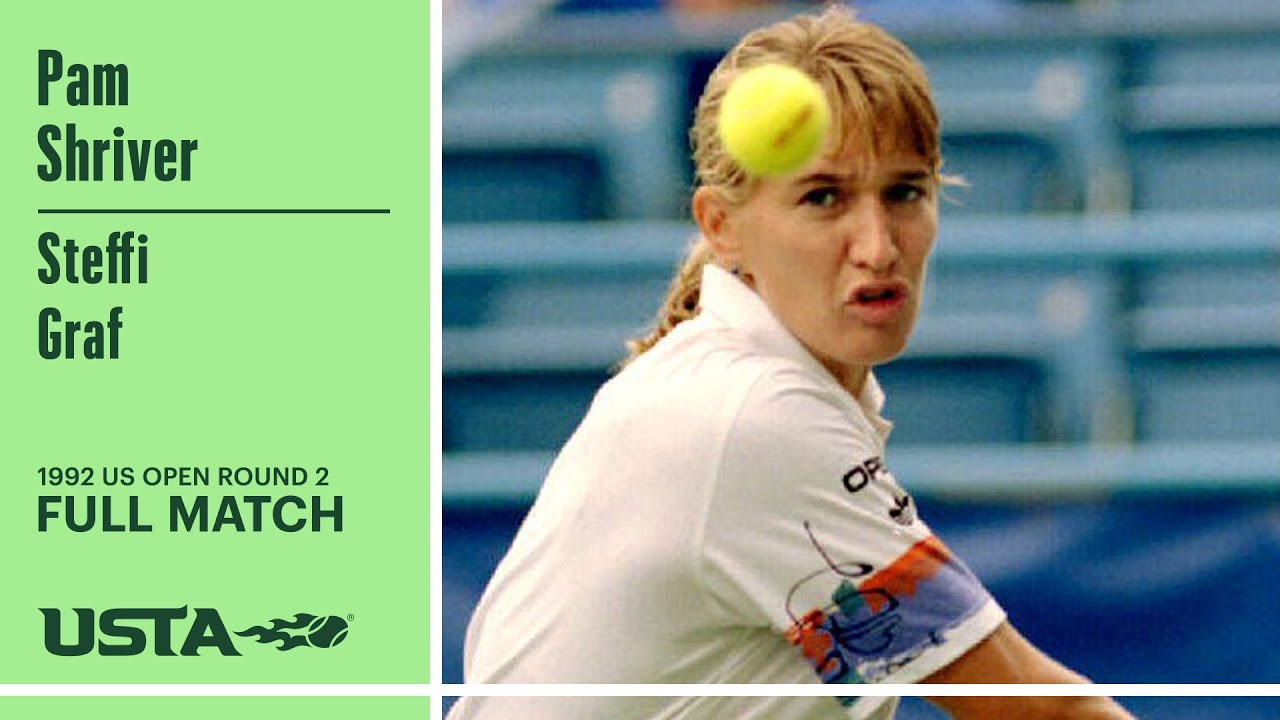 Pam Shriver vs. Steffi Graf Full Match | 1992 US Open Round 2 - YouTube