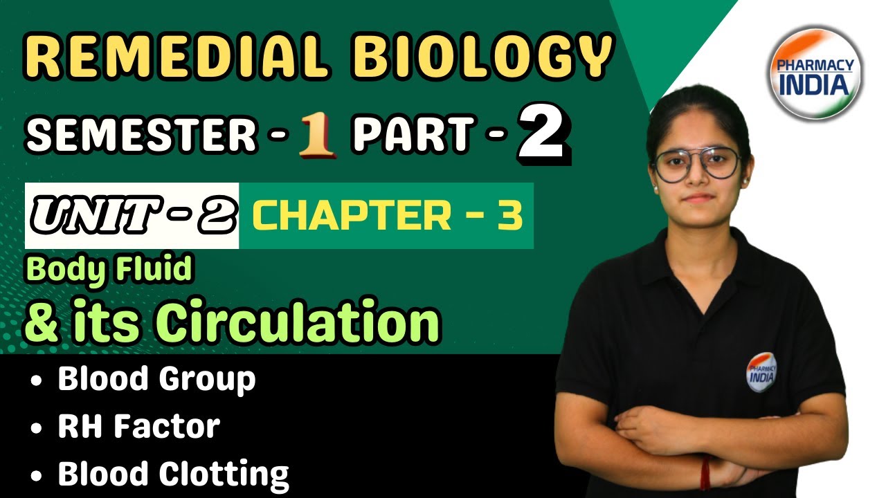 Blood Group | RH Factor | Blood Clotting | UNIT-2 | CH-3 | P-2 ...
