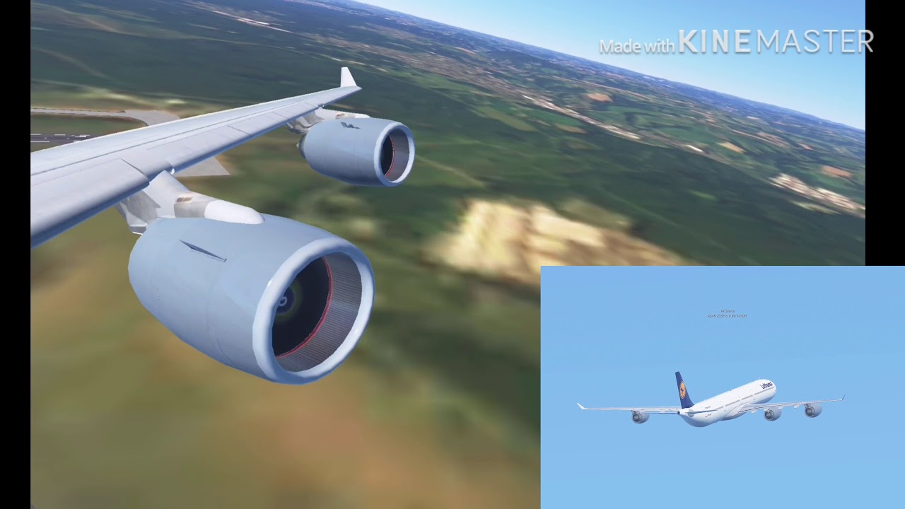 A340 Lufthansa Take-Off with realistic sound - Infinite Flight - YouTube