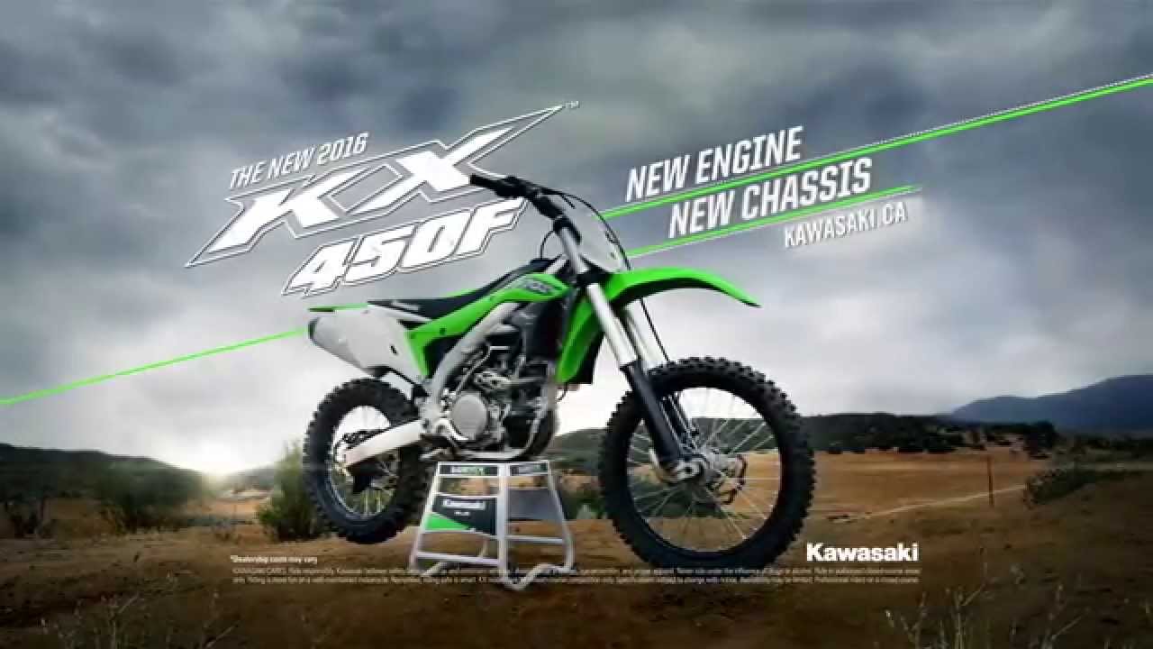 2016 Kawasaki KX450F First Ride Press Intro - YouTube