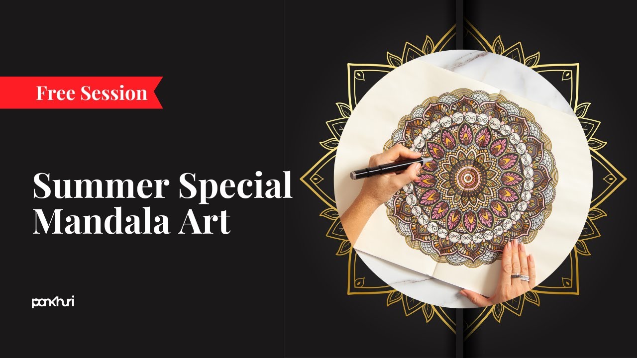 Summer Special Mandala Art | Live Session | Ask Pankhuri - YouTube