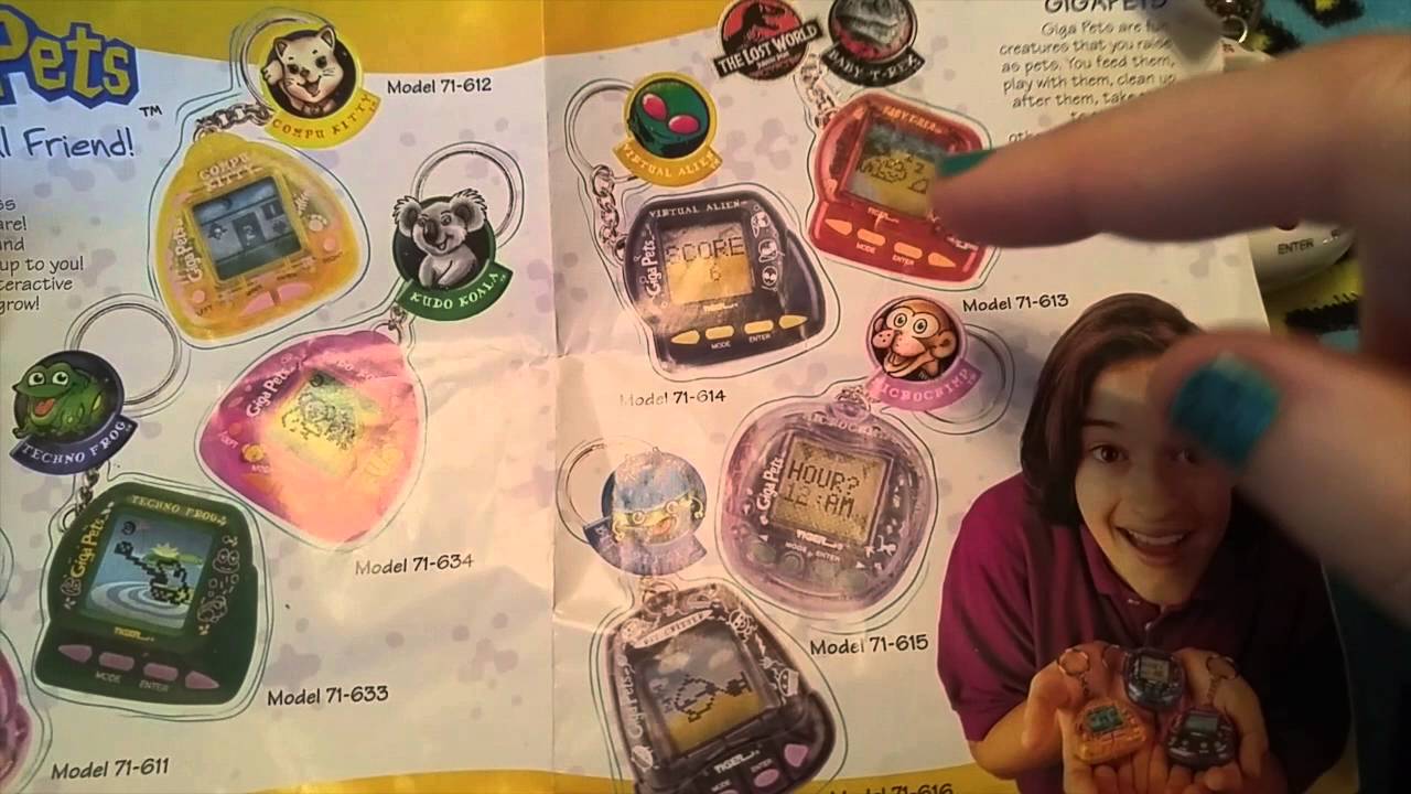 Virtual Pet Collection 6 (Giga and Nano Pets) - YouTube