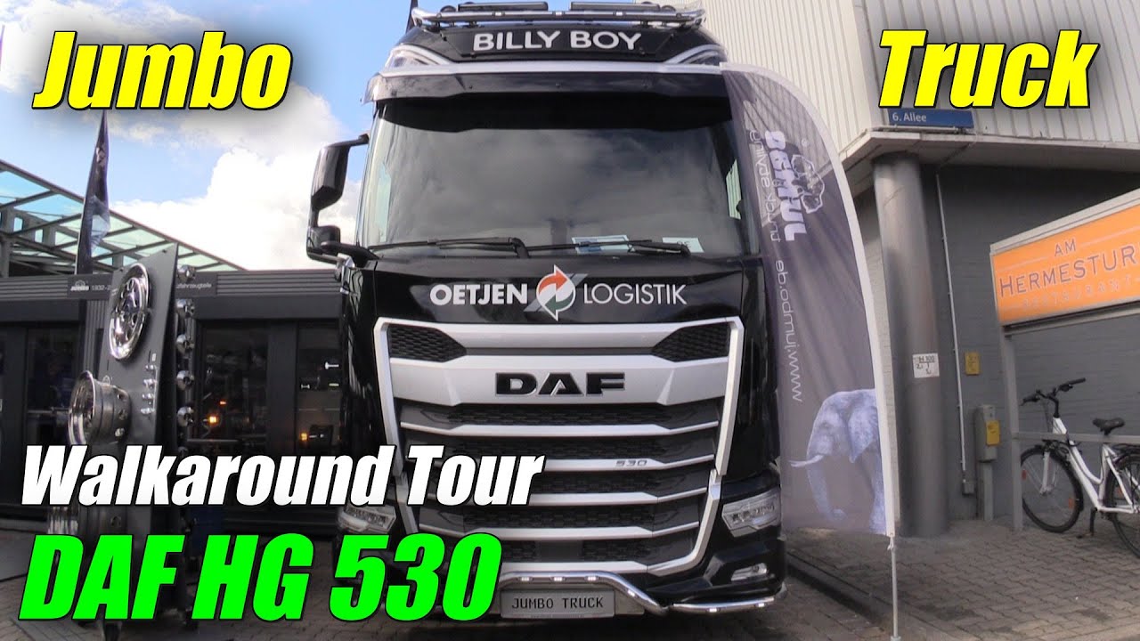 Custom Truck !!! 2023 DAF HG 530 Jumbo Truck Styling Accessorized - YouTube