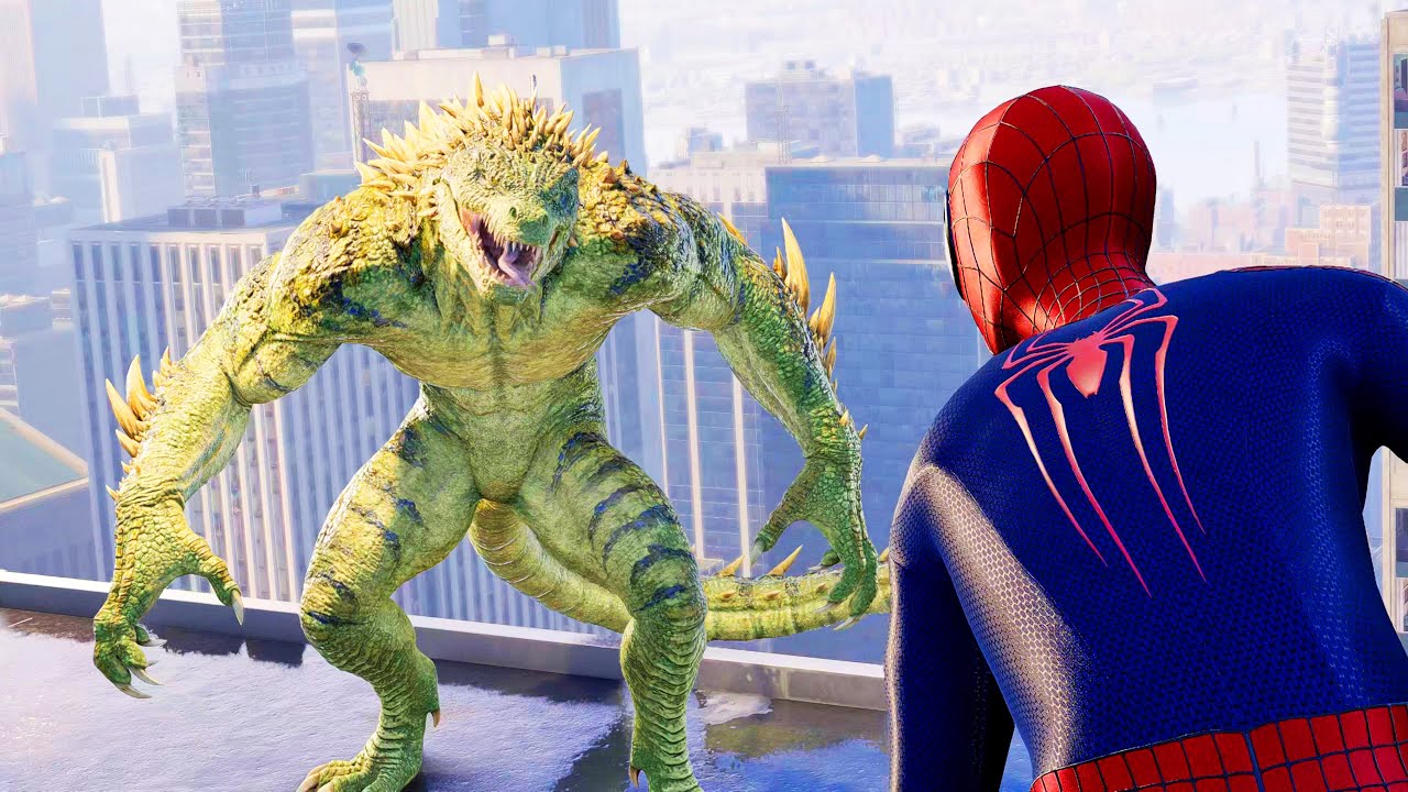 Photoreal TASM 2 Suit Vs Lizard Boss Fight - Marvel's Spider-Man 2 PC ...