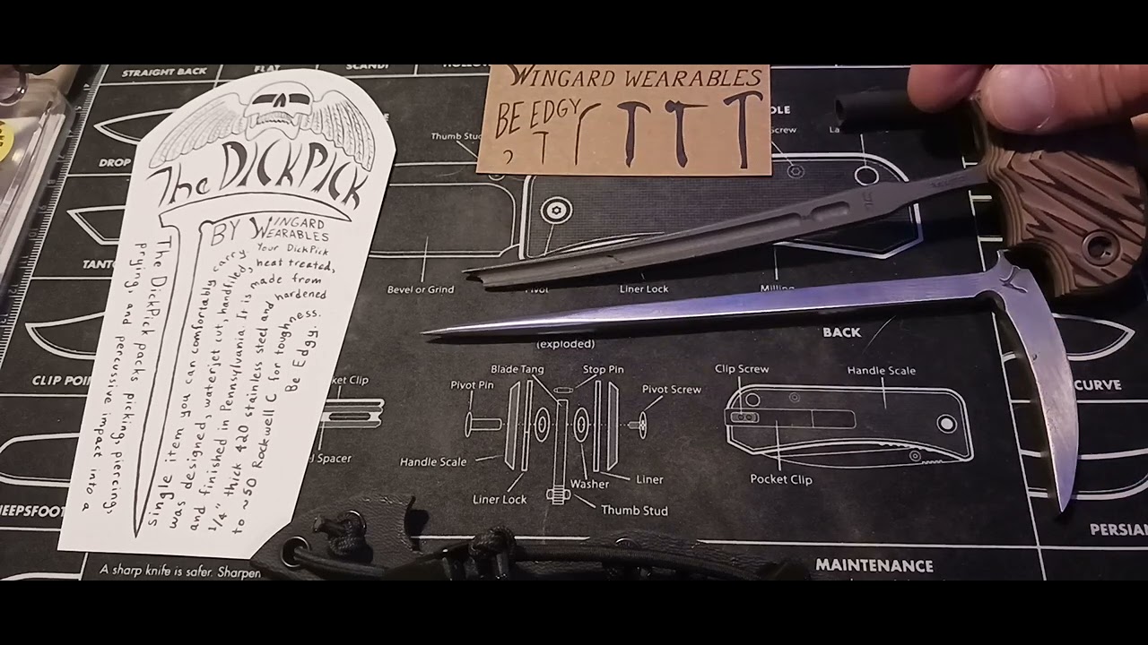 The Dick Pick by Wingard Wearables #shanks #weapons #edctools - YouTube