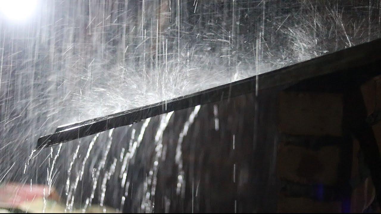 Dark and Stormy Night Rain Sounds | 10 Hours Rain and Thunder for Deep ...