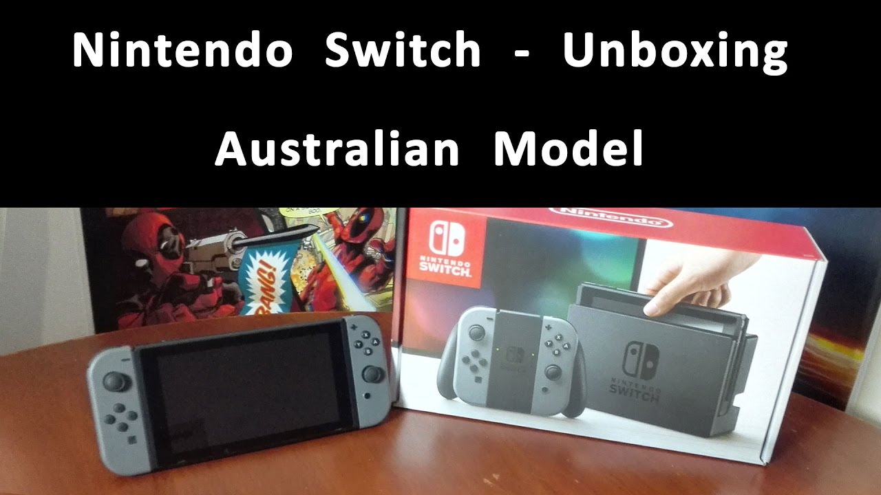 Australian Nintendo Switch Unboxing - YouTube