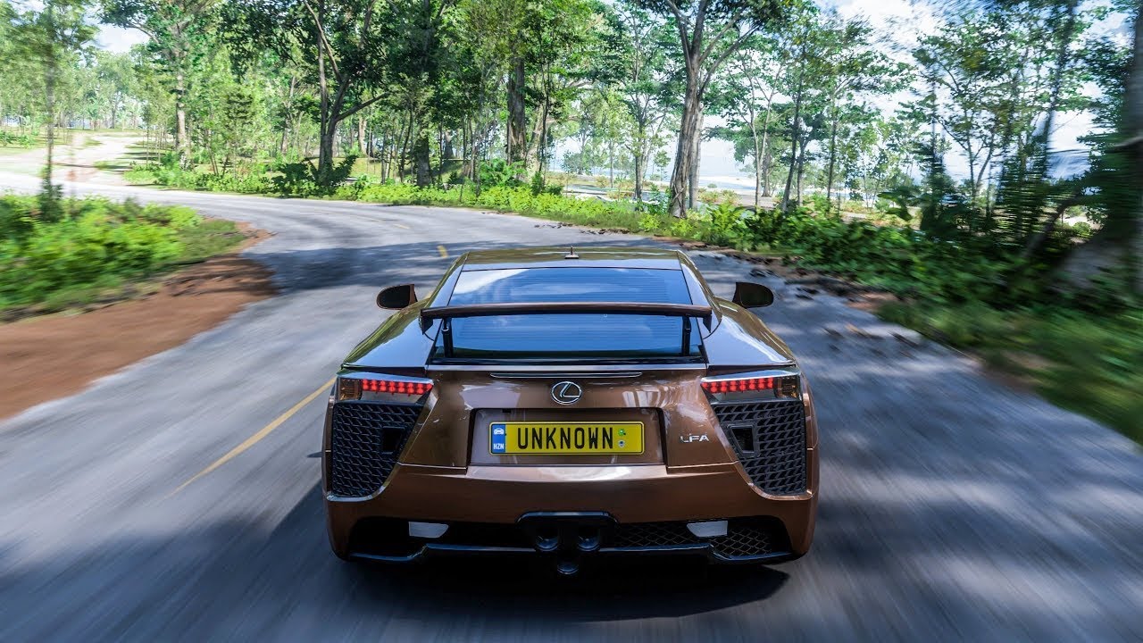 Forza Horizon 5 / Lexus LFA sound at night / Japonese music - YouTube