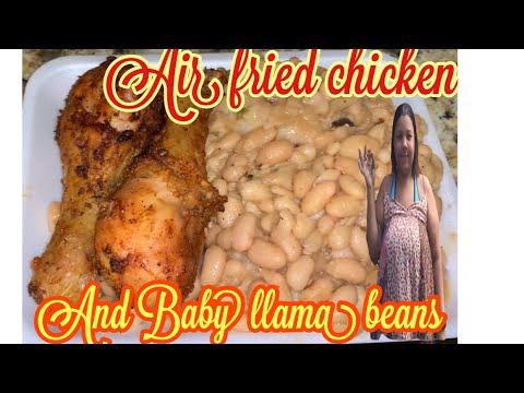 Trimble Family Dinner: Air Fryer Chicken & Baby Lima Beans Made with ...