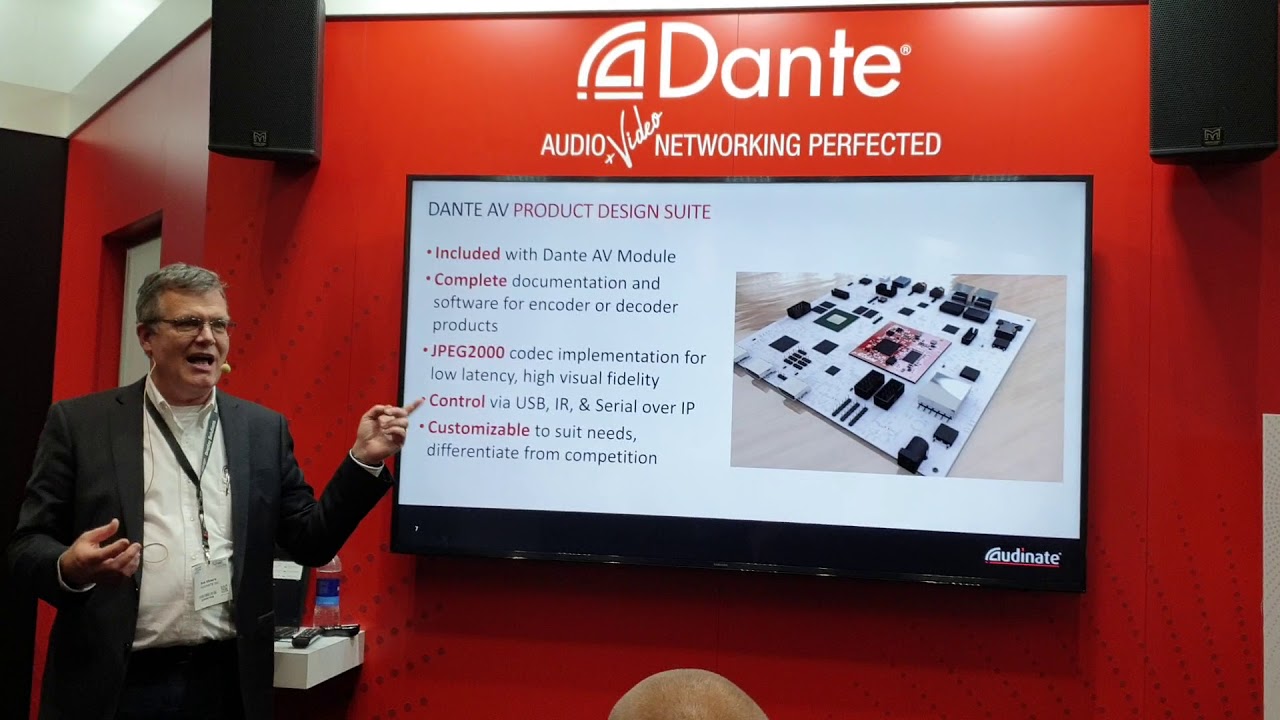 Bob Ehlers presents Dante AV @ ISE2019 - YouTube