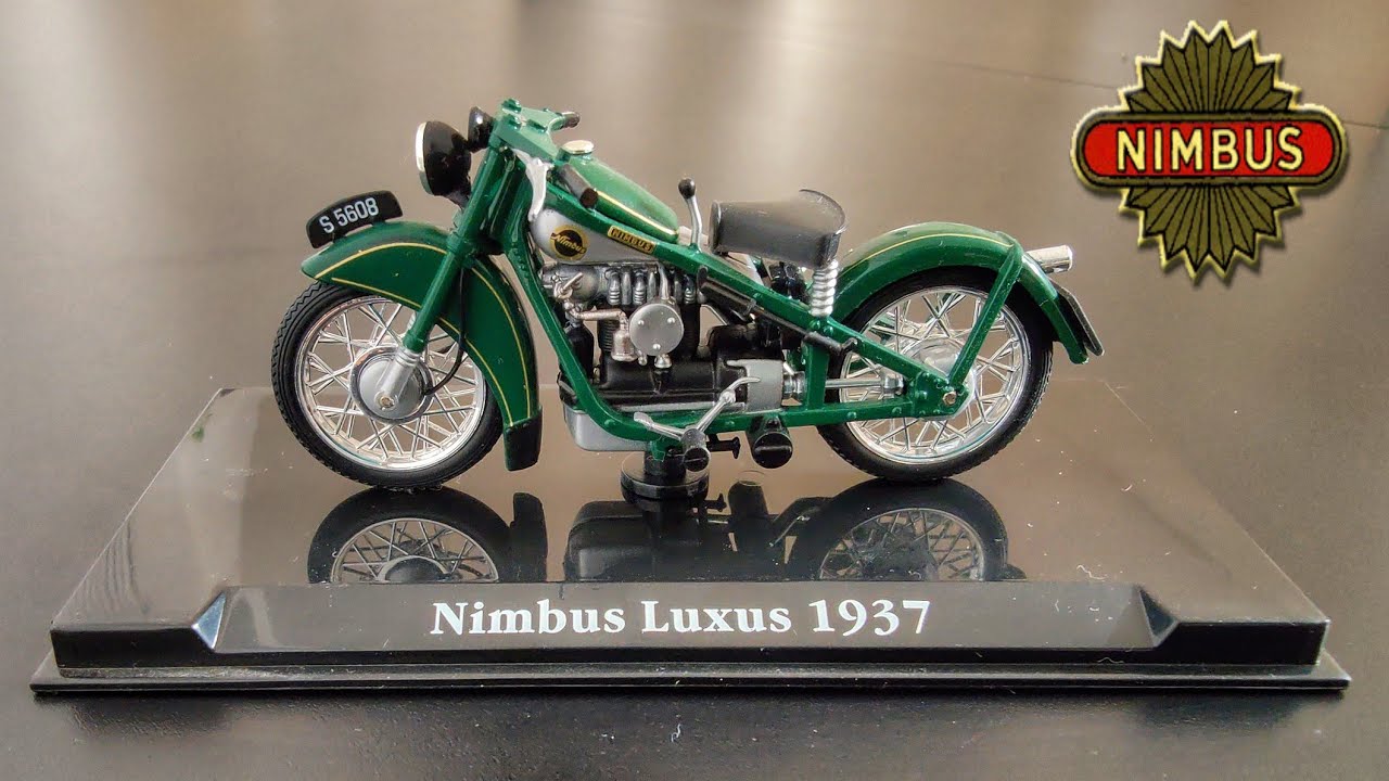 Nimbus luxus 1937 model motorcycle Denmark unboxing - YouTube