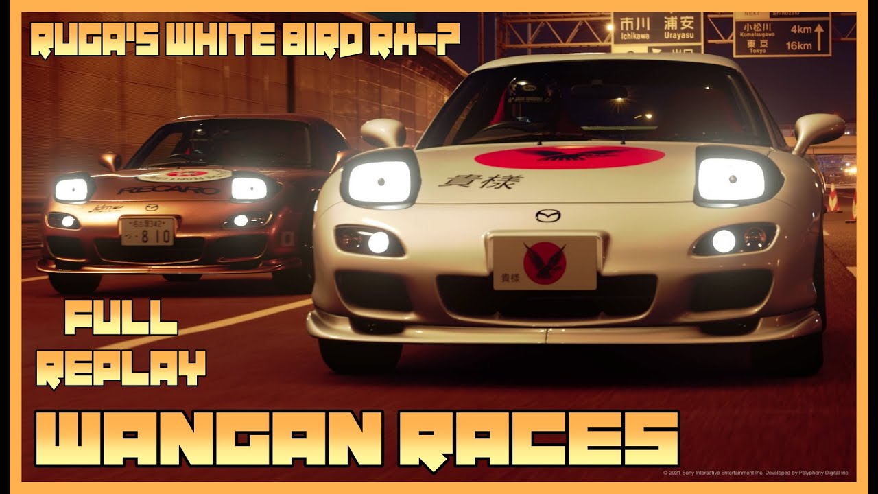 Wangan Races | Ruga's White Bird Rx-7 | Full Replay - YouTube