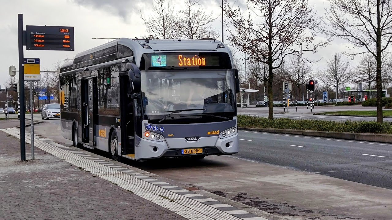 Qbuzz Stadsbus 7010 als Stadslijn 4 naar Station Emmen - YouTube
