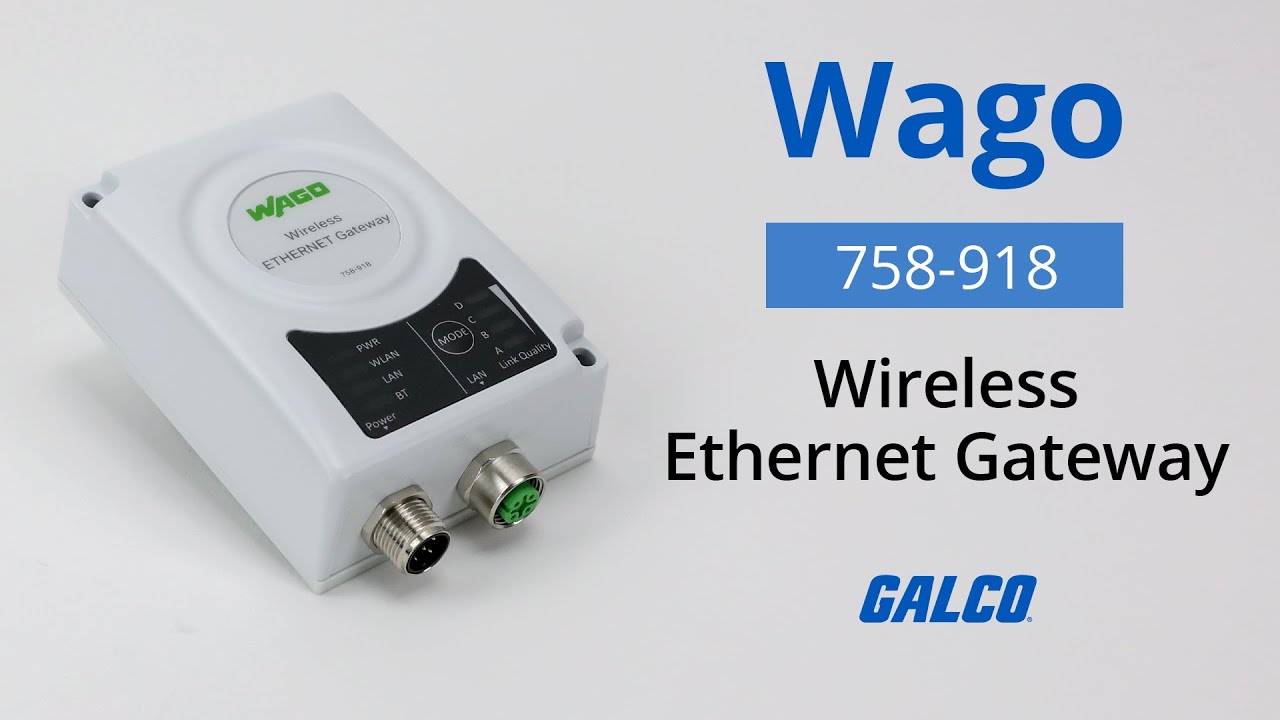 Wago's 758-918, Wireless Ethernet Gateway - YouTube