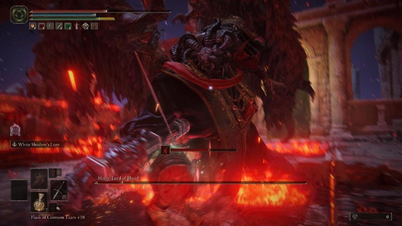 ELDEN RING Mohg, Lord Of blood boss fight bleed Zweihänder - YouTube