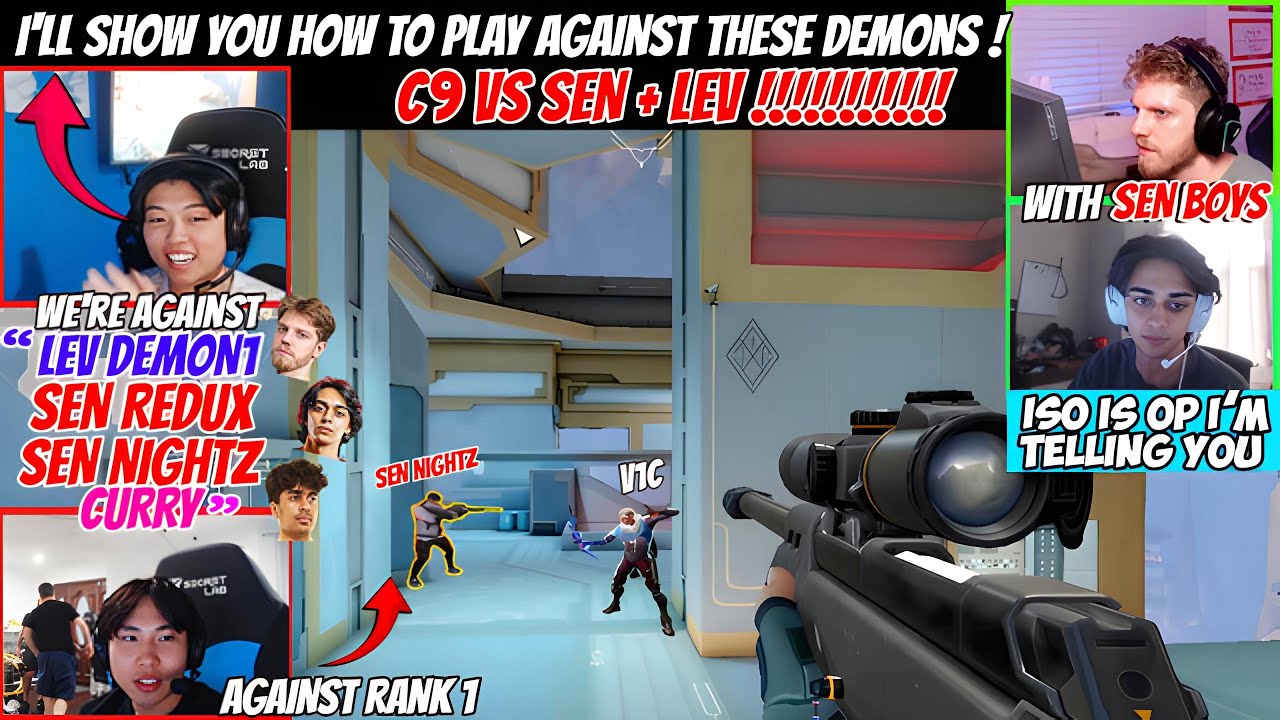 When C9 Oxy & C9 V1c Locked in Against 4 Pro's LEV Demon1 SEN Nightz ...
