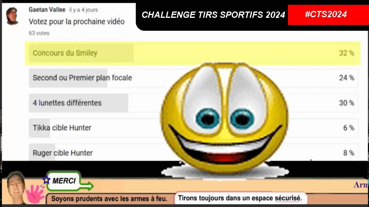 #CTS2024 Je tente l'épreuve du Smiley du concours Challenge Tirs ...