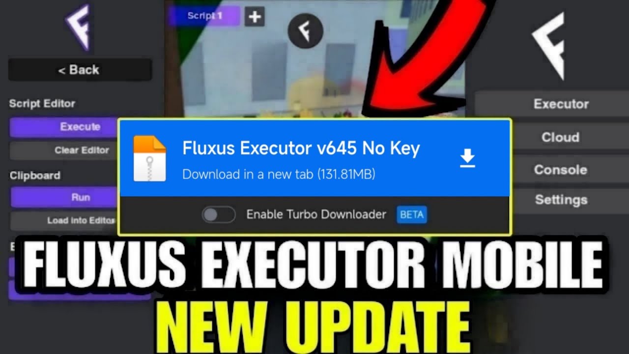 Fluxus Executor Mobile V645 New Update | Fluxus Atualizado & Roblox ...