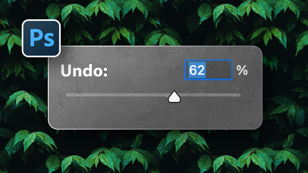 Don't Just Undo: Use the Hidden "Undo Sliders" in Photoshop! - YouTube