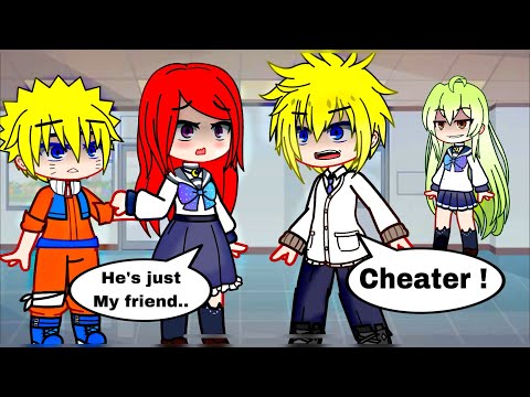 Teleporting To 1985 💚😍 || Naruto Kushina Minato || Part 1 || Gacha Club Series