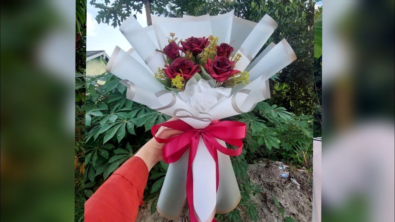 Tutorial Buket Bunga Mawar - YouTube