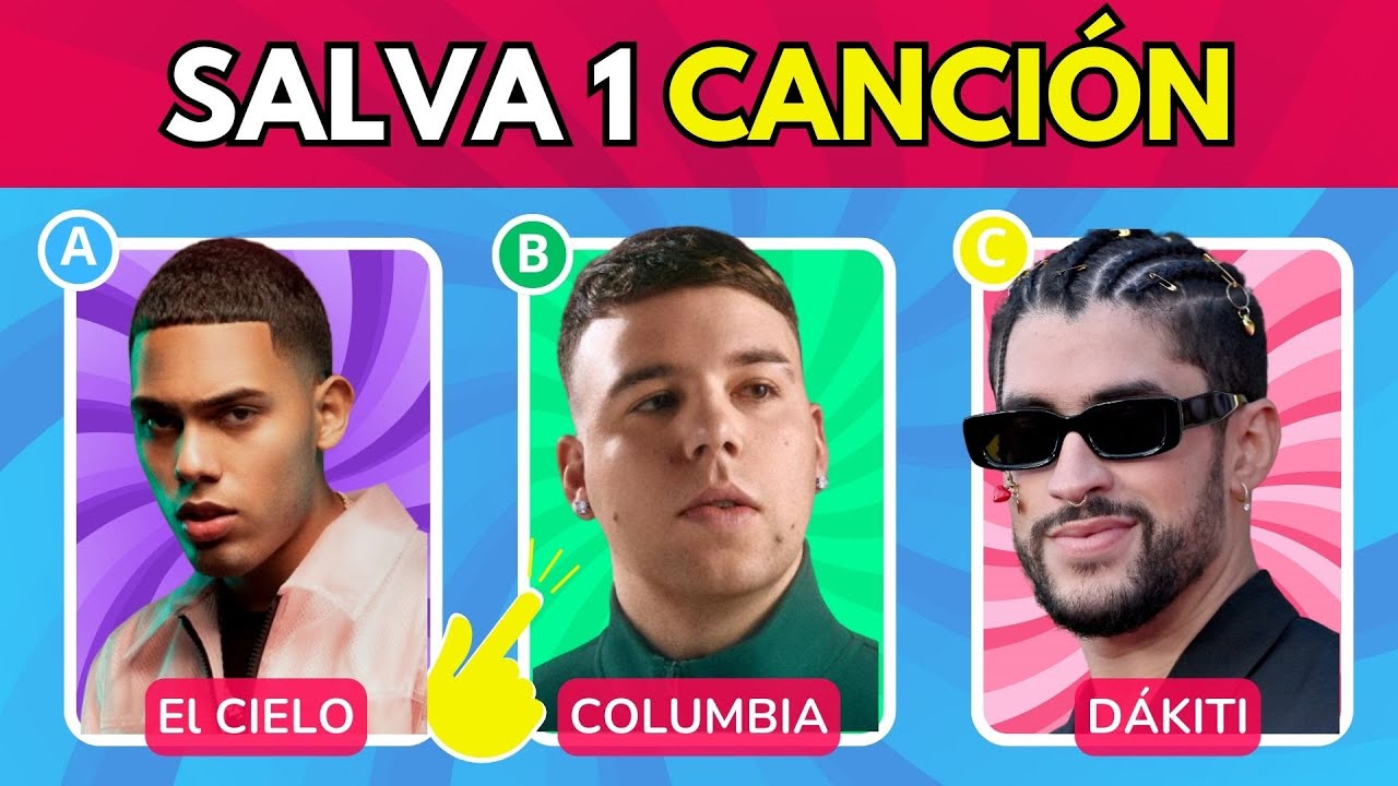 SALVA 1 CANCIÓN 🔊 - ¿Qué Canción prefieres? 🎶 - Quiz de Música - YouTube