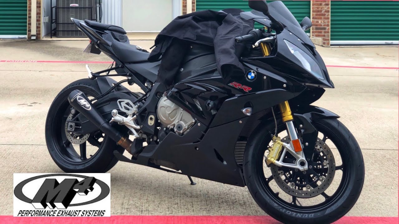 New Exhaust! 2016 BMW S1000RR M4 Slip On Exhaust Install - YouTube