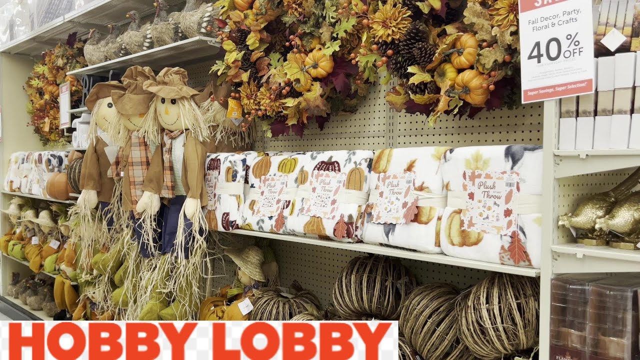 Fall 2024 Hobby Lobby 🛒🍁Fall at Hobby Lobby| Fall Home Decor 2024 Shop ...
