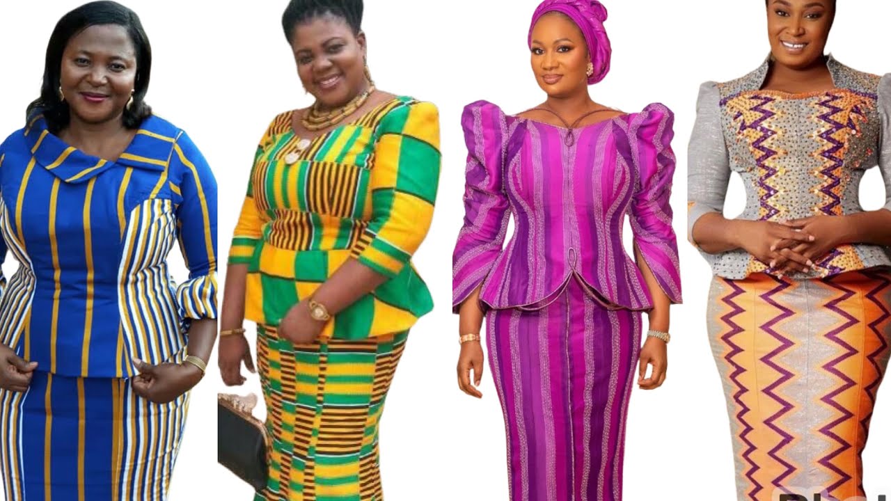Kente Designs that will never go out of Trend: Exceptional Kaba & Slit ...