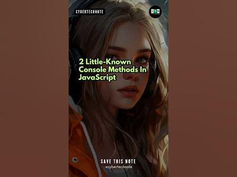 Two little known console Method In JavaScript #shorts #javascript #tutorial - YouTube