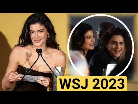 Kylie Jenner Arrives at WSJ 2023 Innovator Awards - YouTube