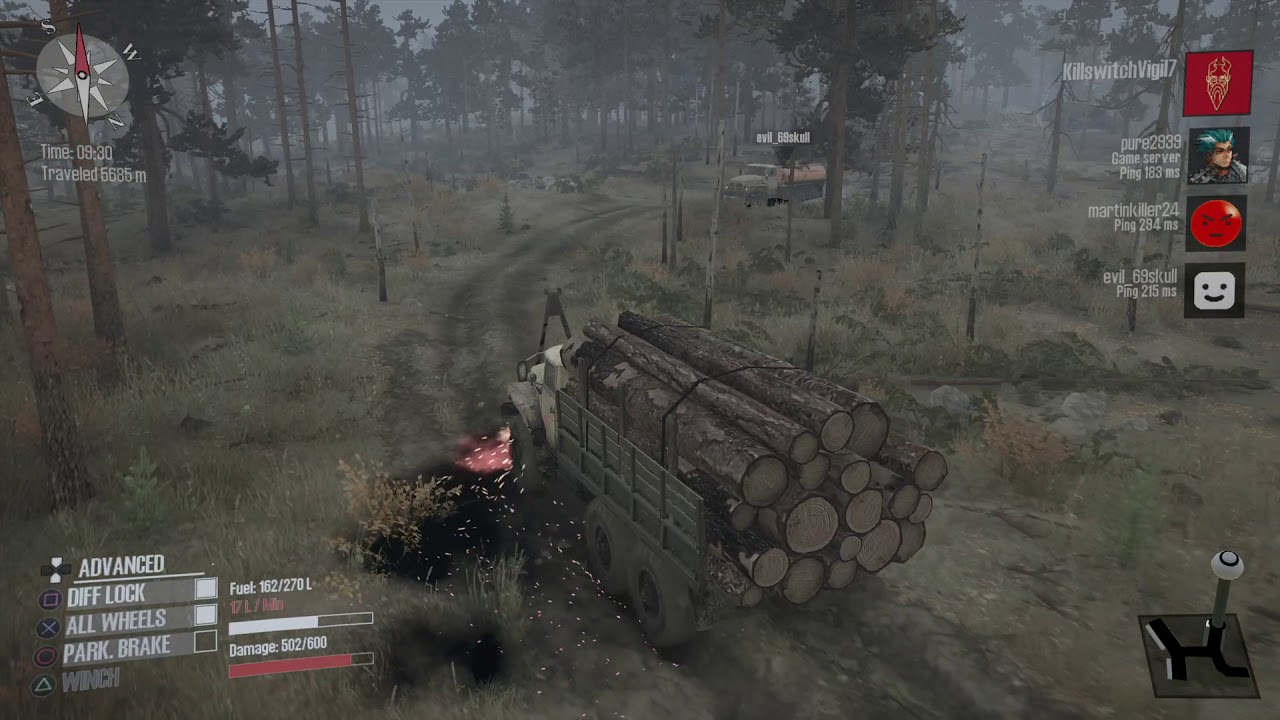 Mudrunner - C260 damaged but still delivering the final load on ...