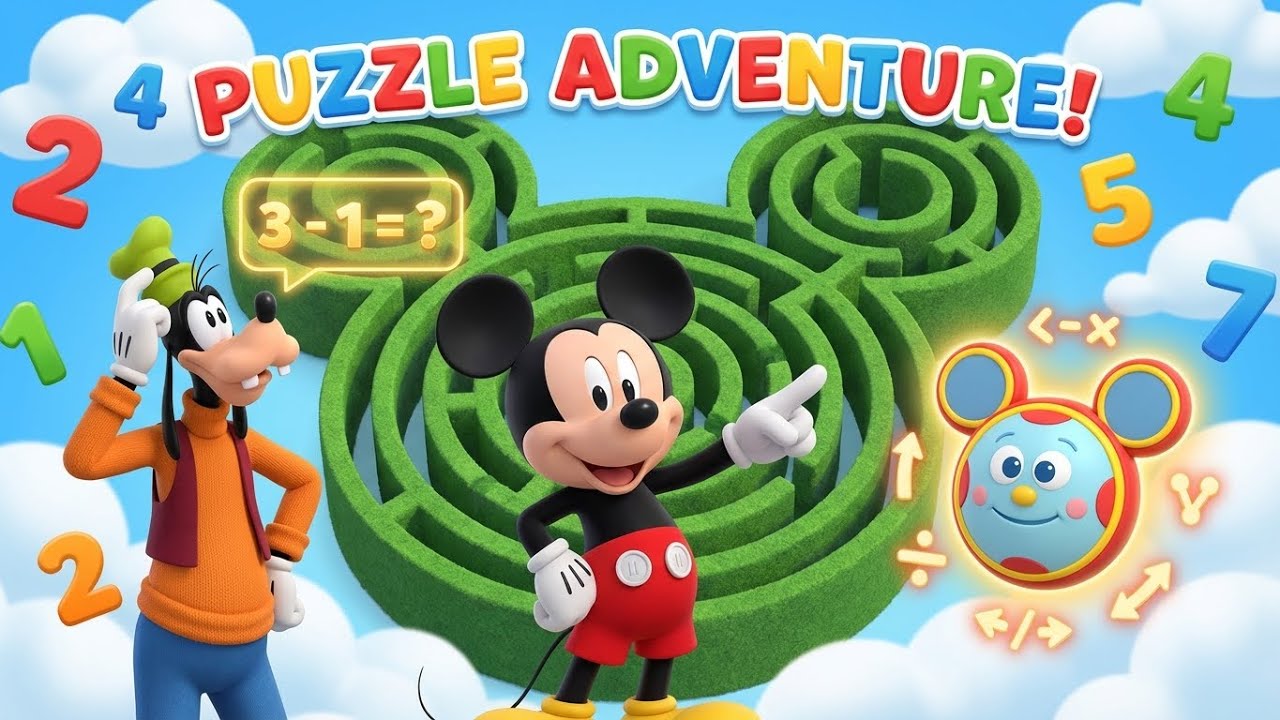 Mickey Mouse Clubhouse Full Episodes: The Labyrinth of Logic 🧠🔢 | Math ...