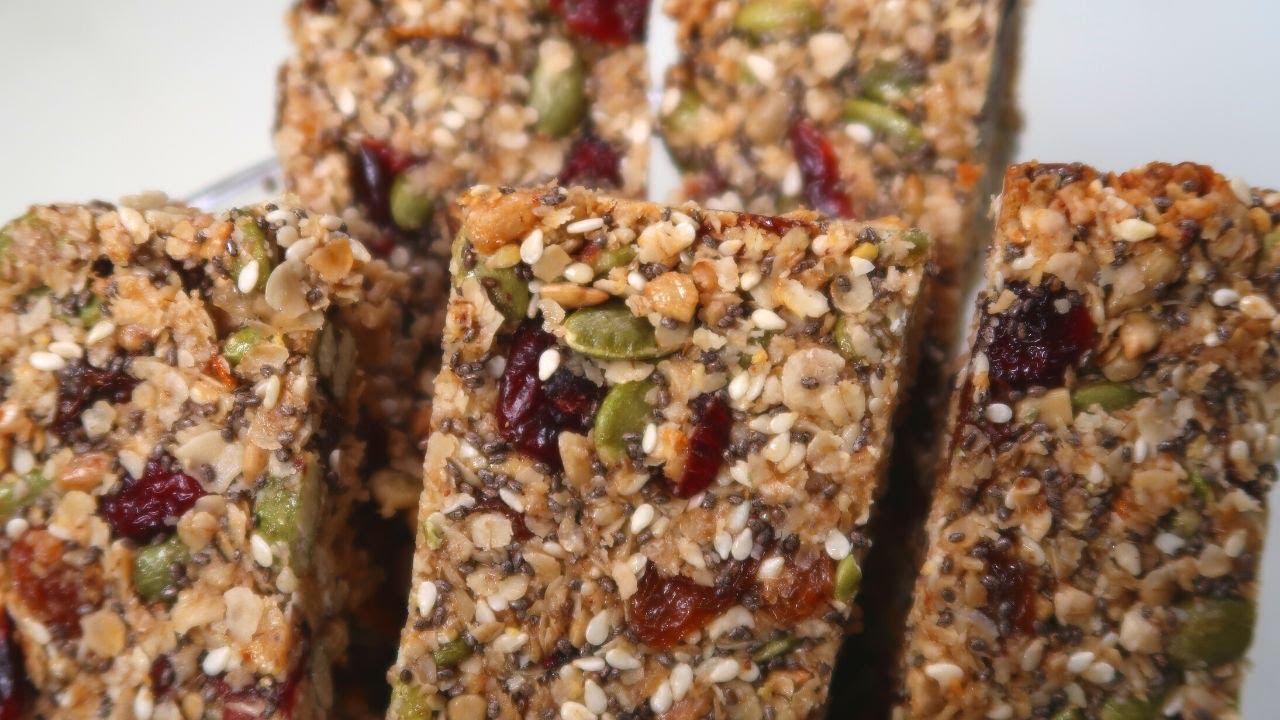 amazing healthy bars recipe - YouTube
