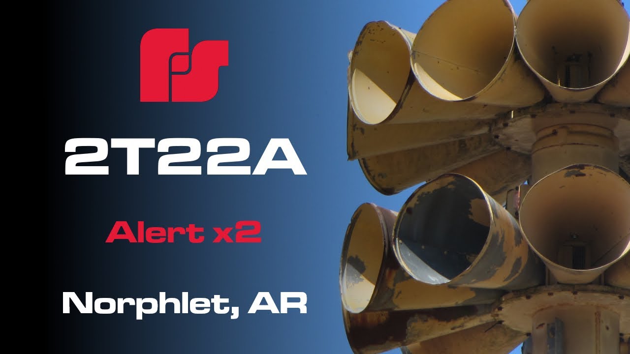 Federal Signal 2T22A | Short Alert x2 | Norphlet, AR Siren Test - YouTube