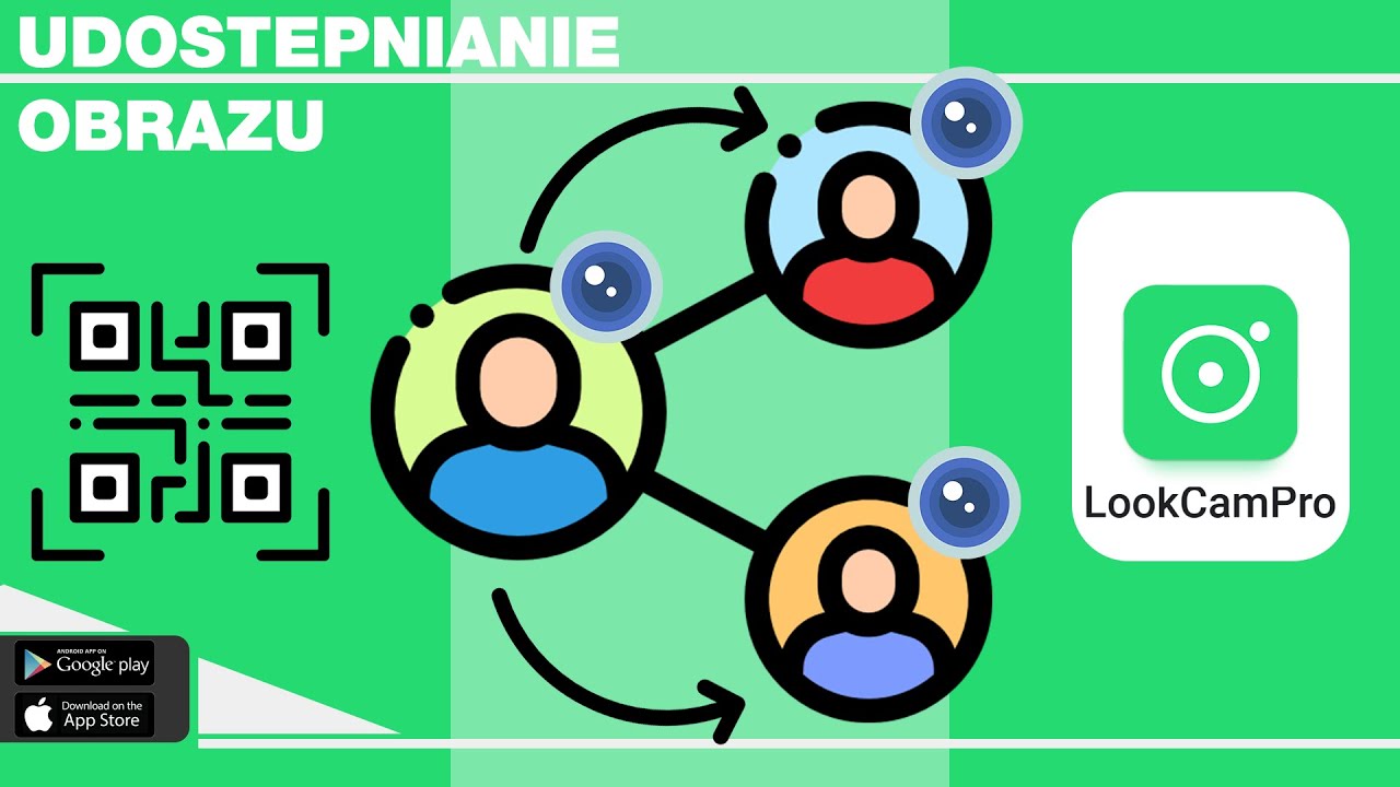 UDOSTĘPNIANIE KAMERY NA DRUGI TELEFON - LOOKCAM PRO - PRZEZ KOD QR ...