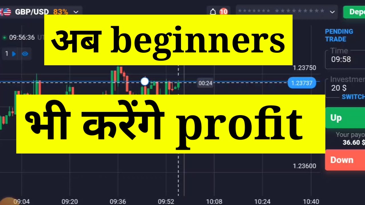 Now even beginners will make profit | How to make profit in live market ...