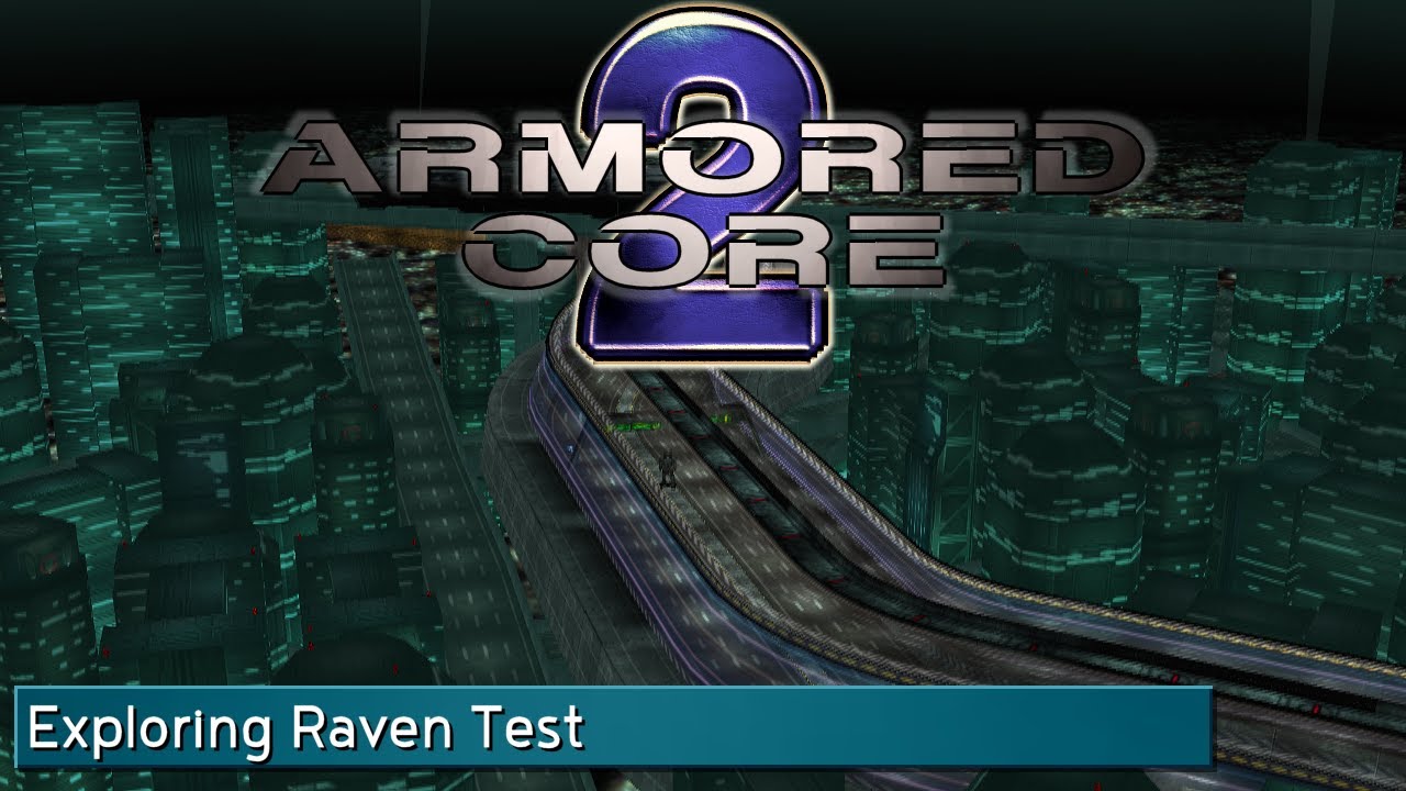 Armored Core 2 - Exploring the Map - Raven Test [Out of Bounds] - YouTube