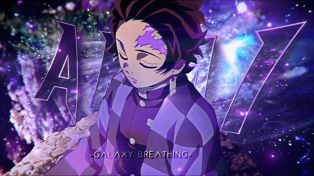 Demon Slayer "GALAXY BREATHING"🌌 - Akai [4K!] - YouTube