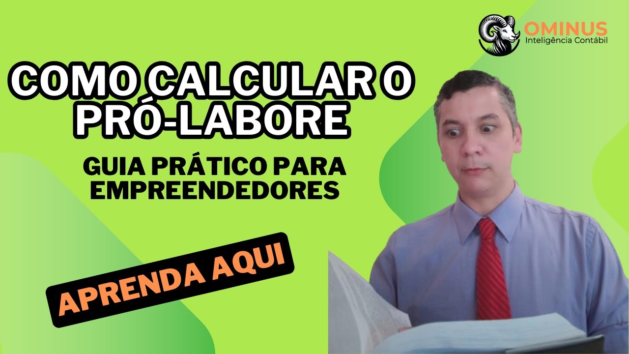 COMO CALCULAR O PRÓ LABORE GUIA PRÁTICO PARA EMPREENDEDORES - YouTube
