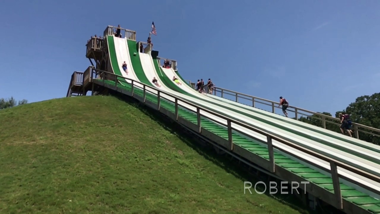 BSR Cable Park and Royal Flush Slide - YouTube