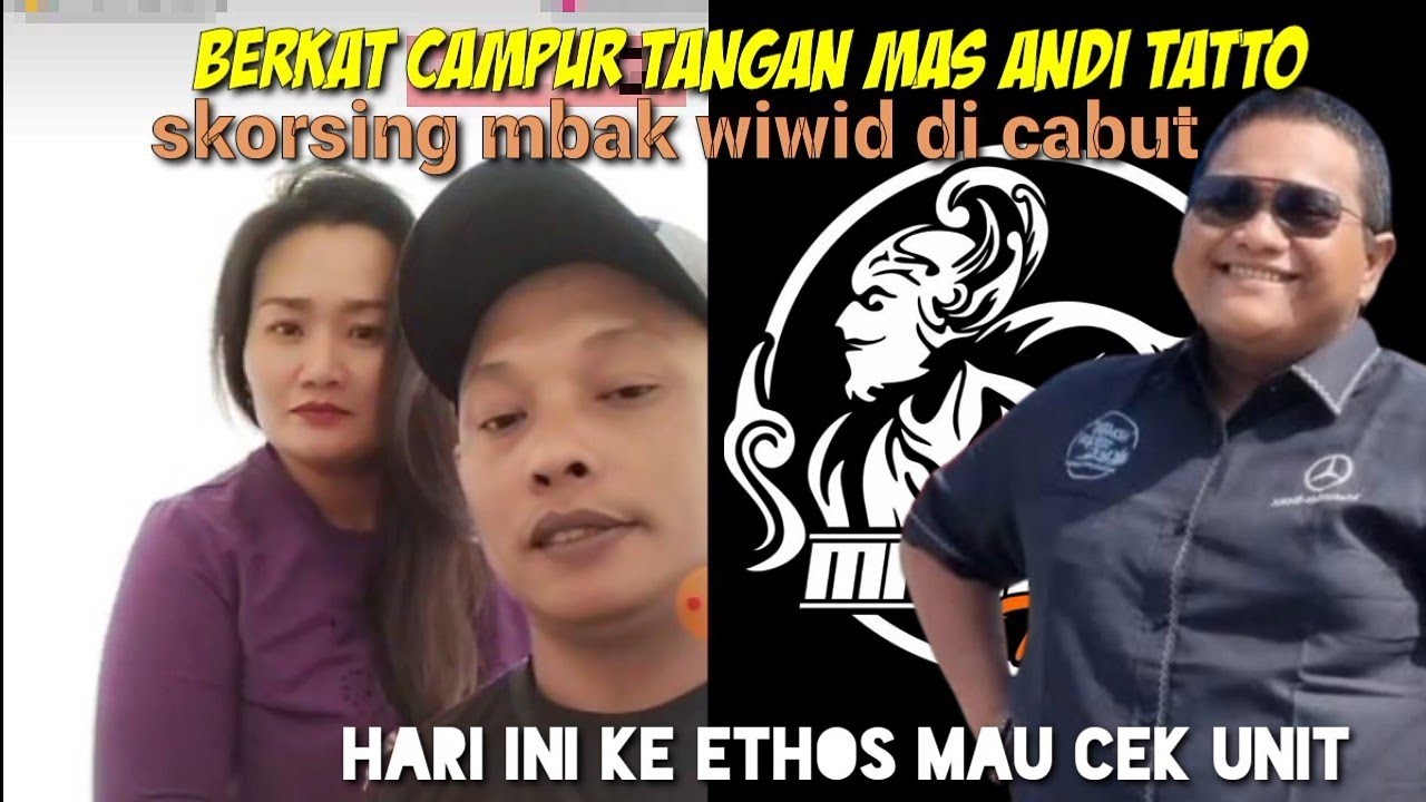 Info dari pusat ‼️ Berkat mas Andi tatto‼️ skorsing mbak Wiwid di cabut‼️hari ini ke ethos - YouTube