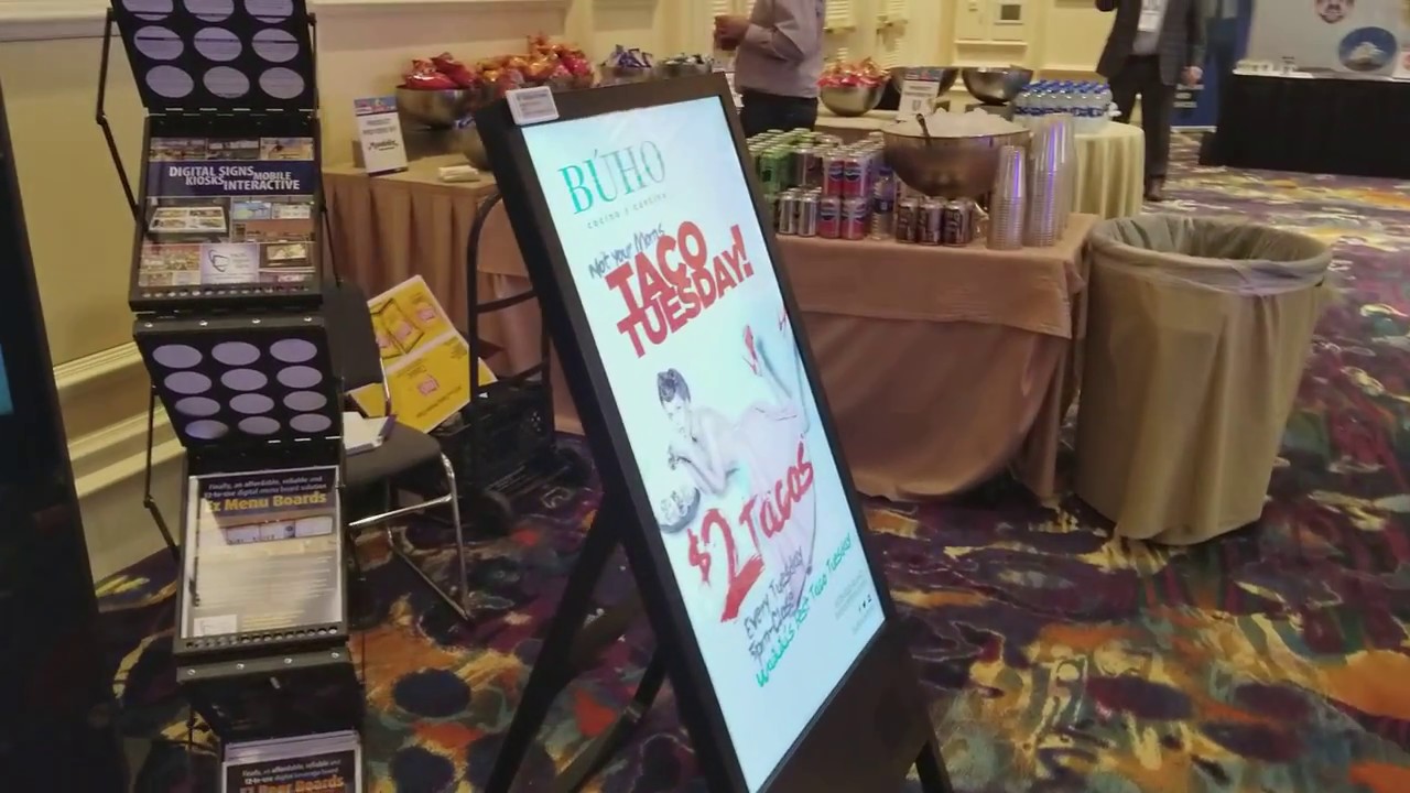 Digital Sandwich Board / A-Frame Review - YouTube