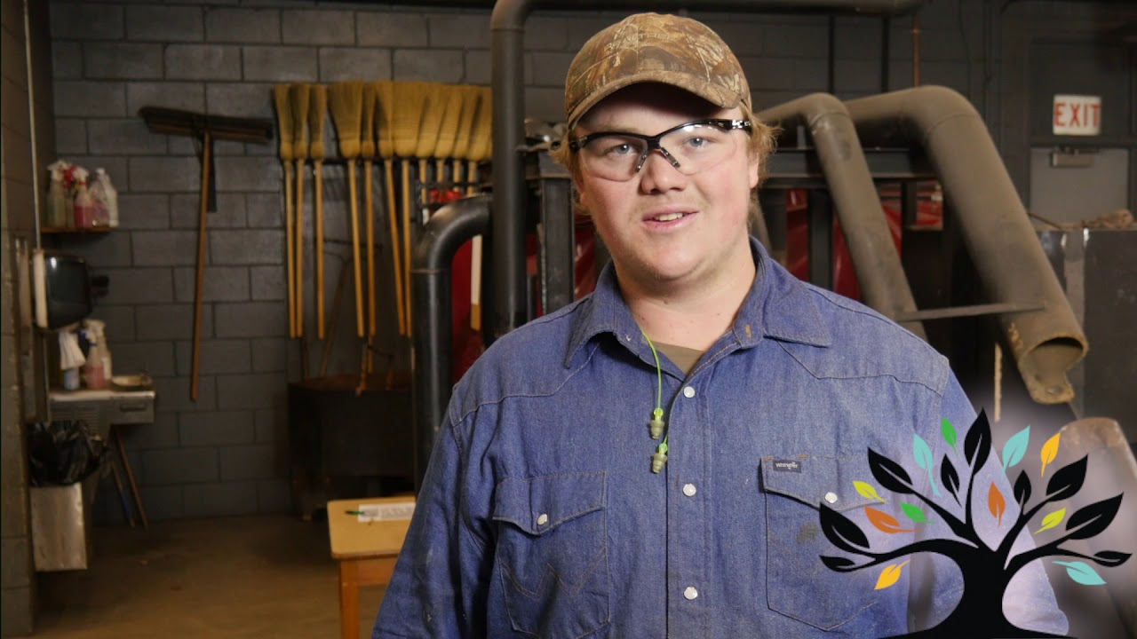 Meet Justin, Welding student at Tri-County Community College - YouTube