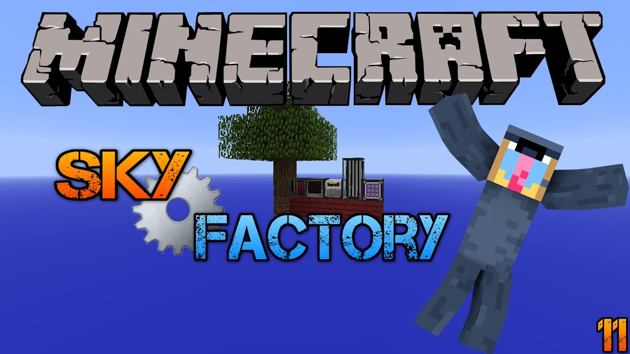 Minecraft Modded Sky Factory "Infinite Lava!!" Ep#11 - YouTube