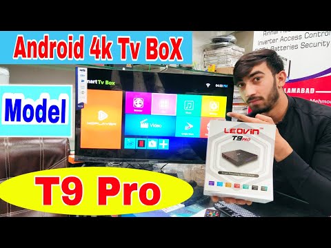 Android 4K TV BOX T9 Pro Latest Model Free Channel device Unboxing & Price in Pakistan